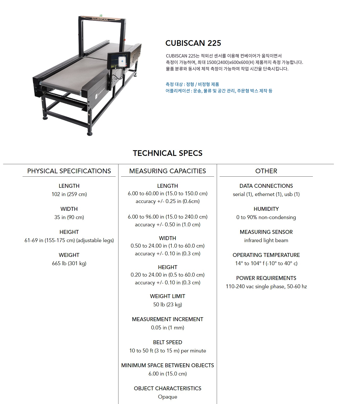 CUBISCAN 225 - 큐비스캔
